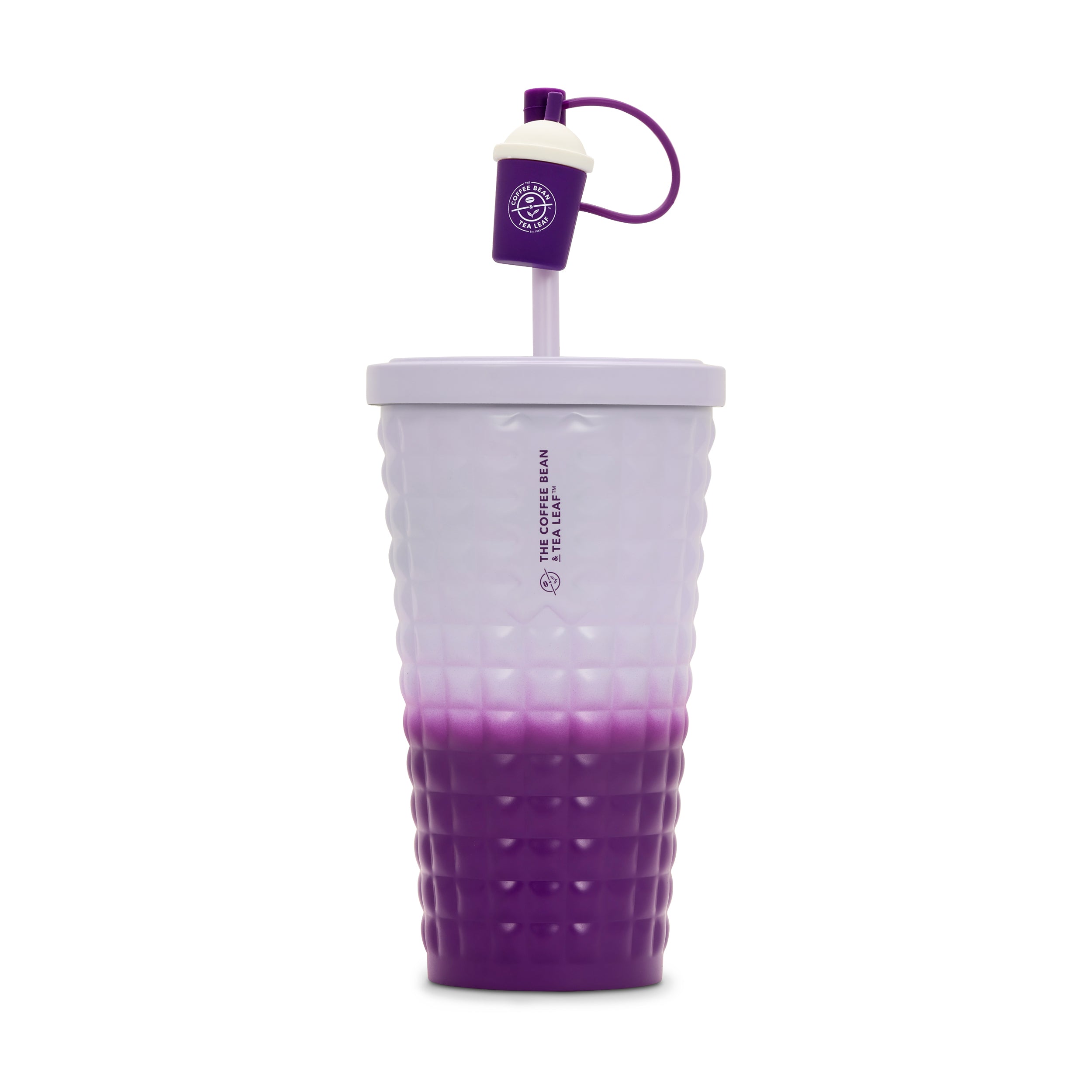 19 oz Stainless Steel Tumbler w/ Straw & CBTL Cup Topper (Purple) | The ...